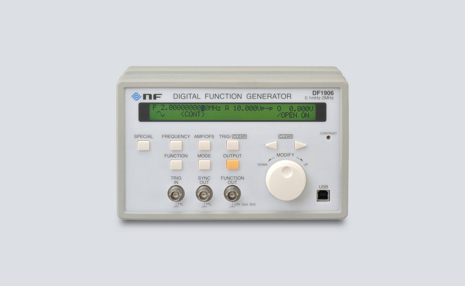ディジタルファンクションジェネレータ DF1906 - 電子計測器 - 信号発生器 - エヌエフ回路設計ブロック