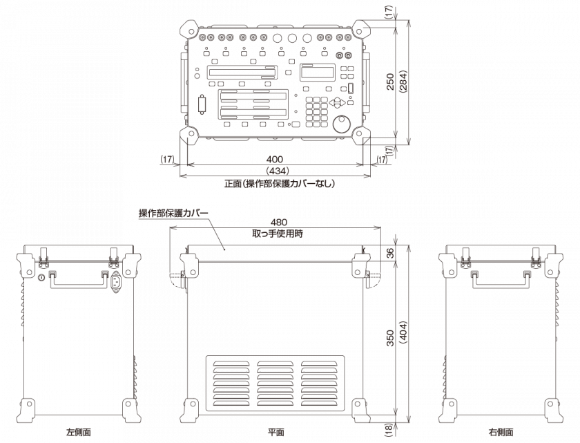 電圧2相電流2相保護リレー試験器 RX47022 - 電力用試験器 - 保護リレー試験器 - エヌエフ回路設計ブロック