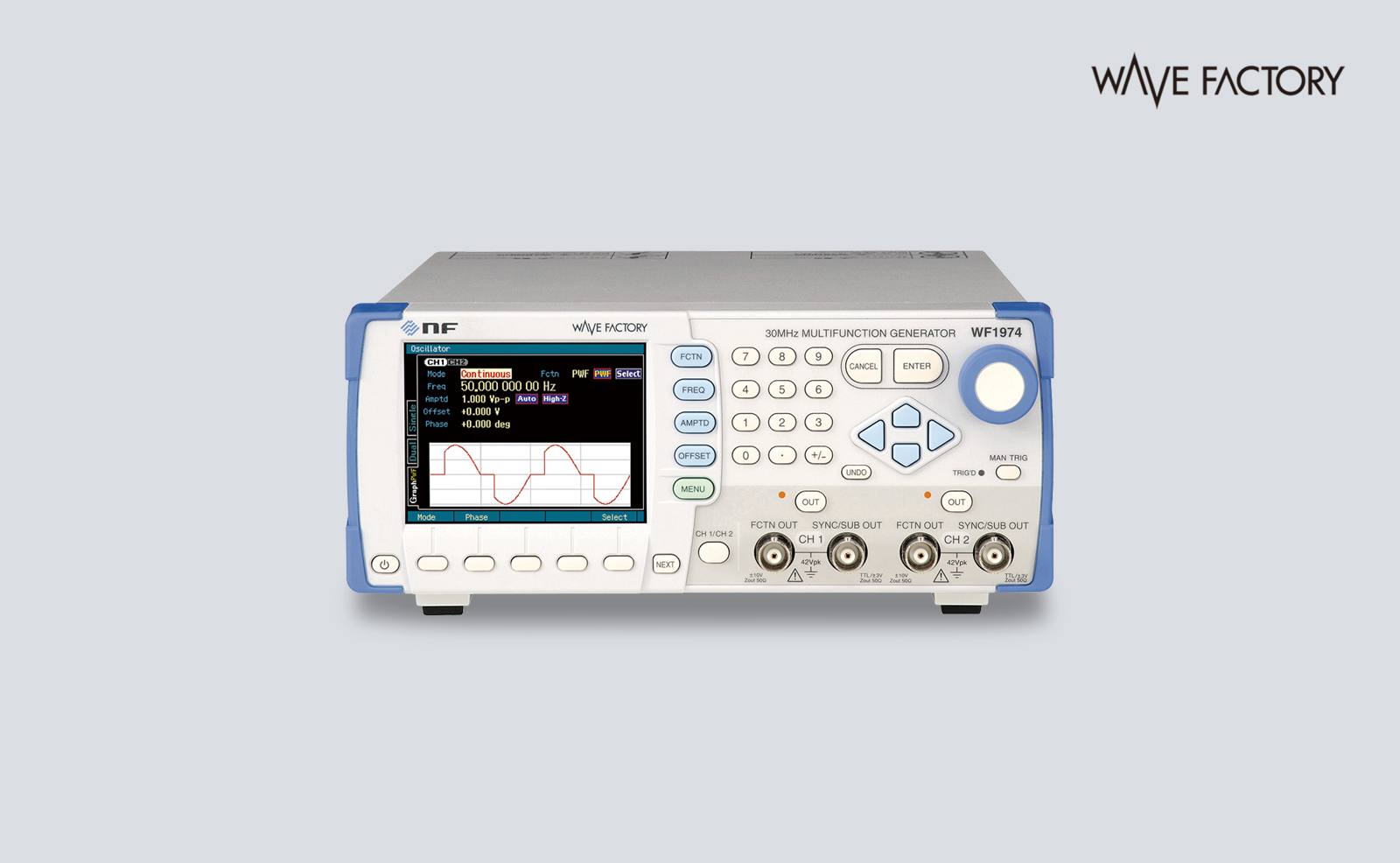 マルチファンクションジェネレータ WF1973 / WF1974 - 電子計測器 - 信号発生器 - エヌエフ回路設計ブロック